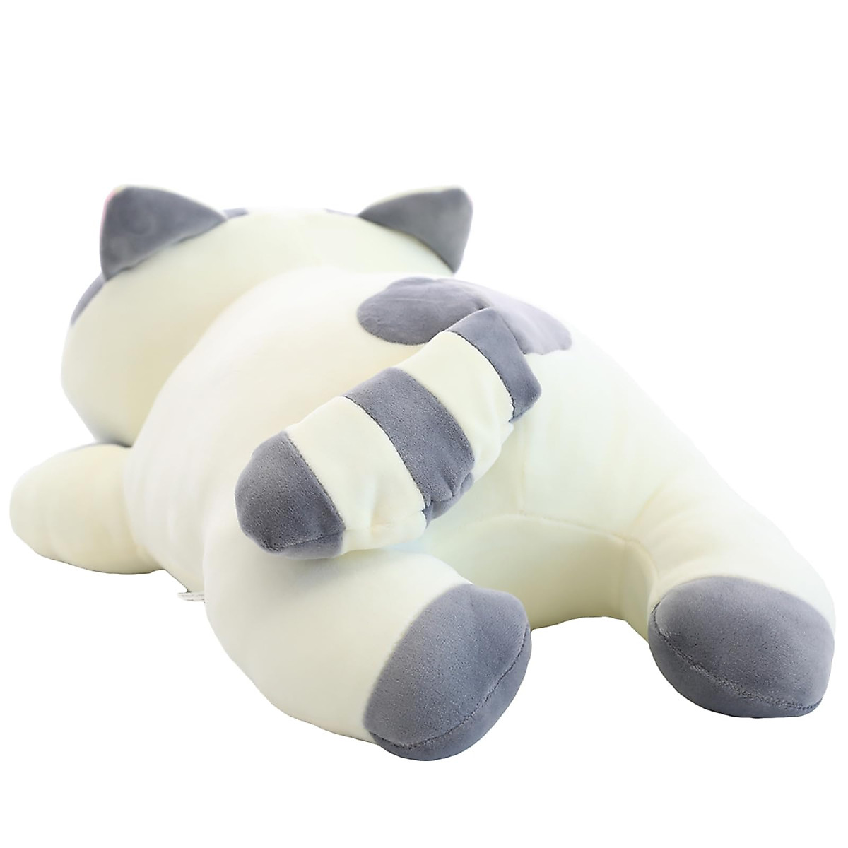 Cat Big Plush Hugging Pillow, Super Soft Kitten Kitty Stuffed Animals Toy Gifts for Kids, Girls, Bed, Christmas, Valentine 21.7" (Gray)