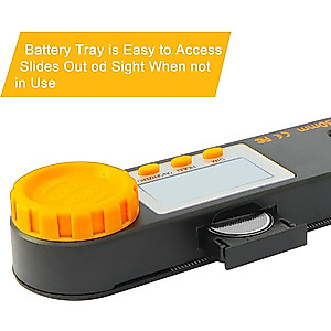 Rainyb Digital Angle Finder Tool 7inch 0-360 degree LED Digital Protractor with Horizontal Vertical Bubble Levels and Ruler Meter Accurate Tools for Carpenters,Woodworkers,Fabricators