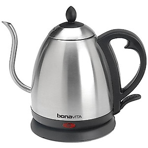 Bonavita 1.0L Electric Kettle Featuring Gooseneck Spout, BV3825B