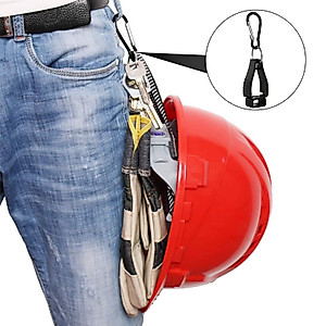 FVIEXE 20PCS Glove Clips for Work, Glove Holder Clip Work Safety Clip for Construction Guard Labor, Glove Grabber Glove Keeper Belt Glasses Helmets Hanger Clamp Catcher (10PCS Black, 10PCS Orange)