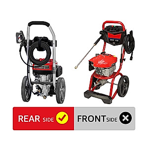 YAMATIC 7/8" Shaft Vertical Pressure Washer Pump 2500 PSI @ 2.2 GPM Replacement Pump for Power Washer, Compatible with Honda GCV160, Troybilt, Craftsman, Ryobi, Rear Facing Inlet/Outlet