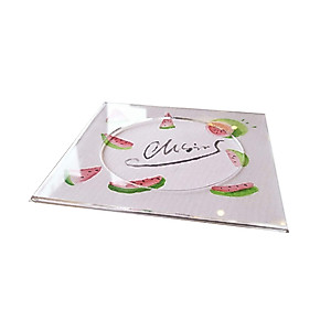 DIY Acrylic Napkin Holder, Square Clear Acrylic Cocktail Coaster,Set of 6 Home and Office Décor