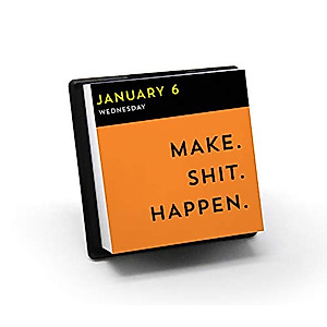 A F*cking 2021 Boxed Calendar: A daily dose of zero f*cks (Funny Daily Calendar, White Elephant Gag Gift, Desk Gift for Adults)