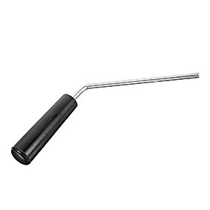 Housoutil Plastic Popcorn Handle Commercial Popcorn Machine Handle Agitator Shaft Theater Popcorn Machine Replacement Agitator Shaft Iron Pot Cover for Popcorn Maker Handle (Black)