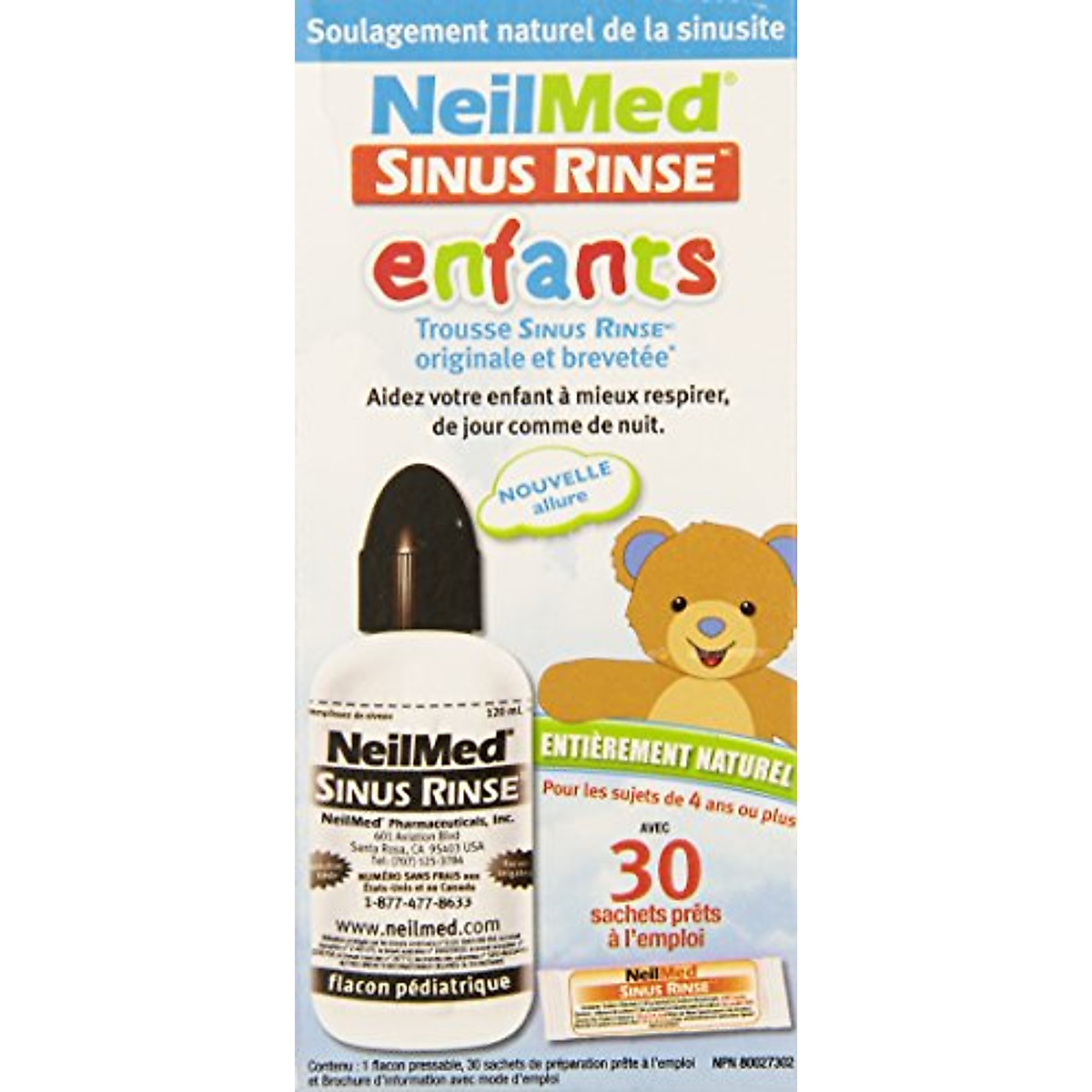 NeilMed Sinus Rinse Pediatric Starter Kit, 30 Count