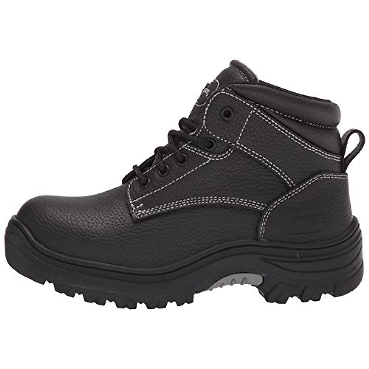 Skechers mens Burgin Congaree Construction Shoe, Black, 10.5 Wide US