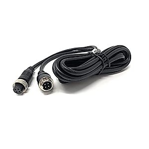 AccuGPS 10FT/3M Car 4Pin Aviation Video Extension Cable for, CCTV Rearview Camera Truck Trailer Camper Bus Motorhome Vehicle Backup Monitor Waterproof Shockproof System