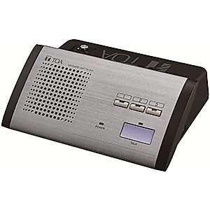 TOA TS-912 Infrared Delegate Station; Equipped with Removable Microphone, Loudspeaker and Priority Switch; 1 Recording Output; Ring Shaped in-use LED Indicator; Easy Hook-up; 3 Voting Keys