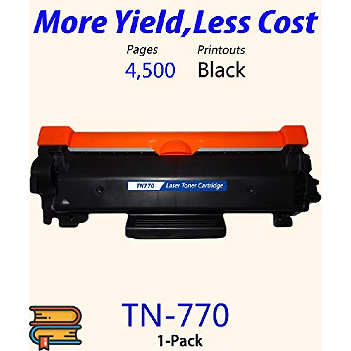 ColorPrint 1-Pack Compatible TN770 Toner Cartridge Black High Yield Replacement for Brother TN-770 TN 770 TN760 TN730 Work with HL-L2370DW HL-L2370DWXL MFC-L2750DW MFC-L2750DWXL Laser Printer (Black)