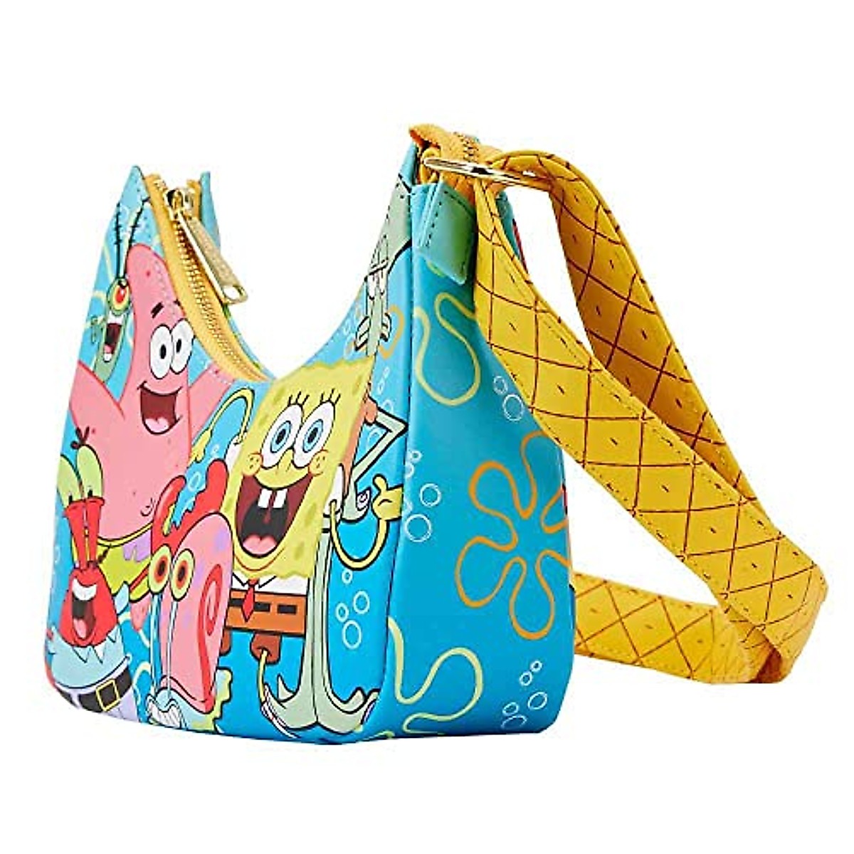 Loungefly Spongebob Squarepants Group Shot Crossbody Bag