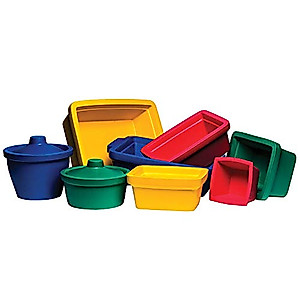 Medium Blue Ice Pan – 4 Liter Ice Holder - Stackable, Lightweight, Leak-Proof Ice Container - Frozen Sample Containers w/EVA Material to Withstand Dry Ice, Liquid Nitrogen, & Chemical Solvents