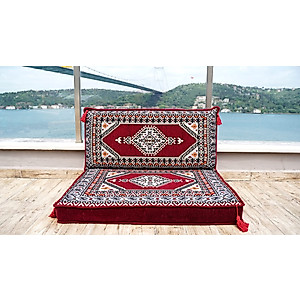 Arabic Living Room, Moroccan Home Decor, Floor Cushion, Arabic Floor Couch, Turkish Floor Sofa, Ethnic Sofa, Arabic Sofa Seating