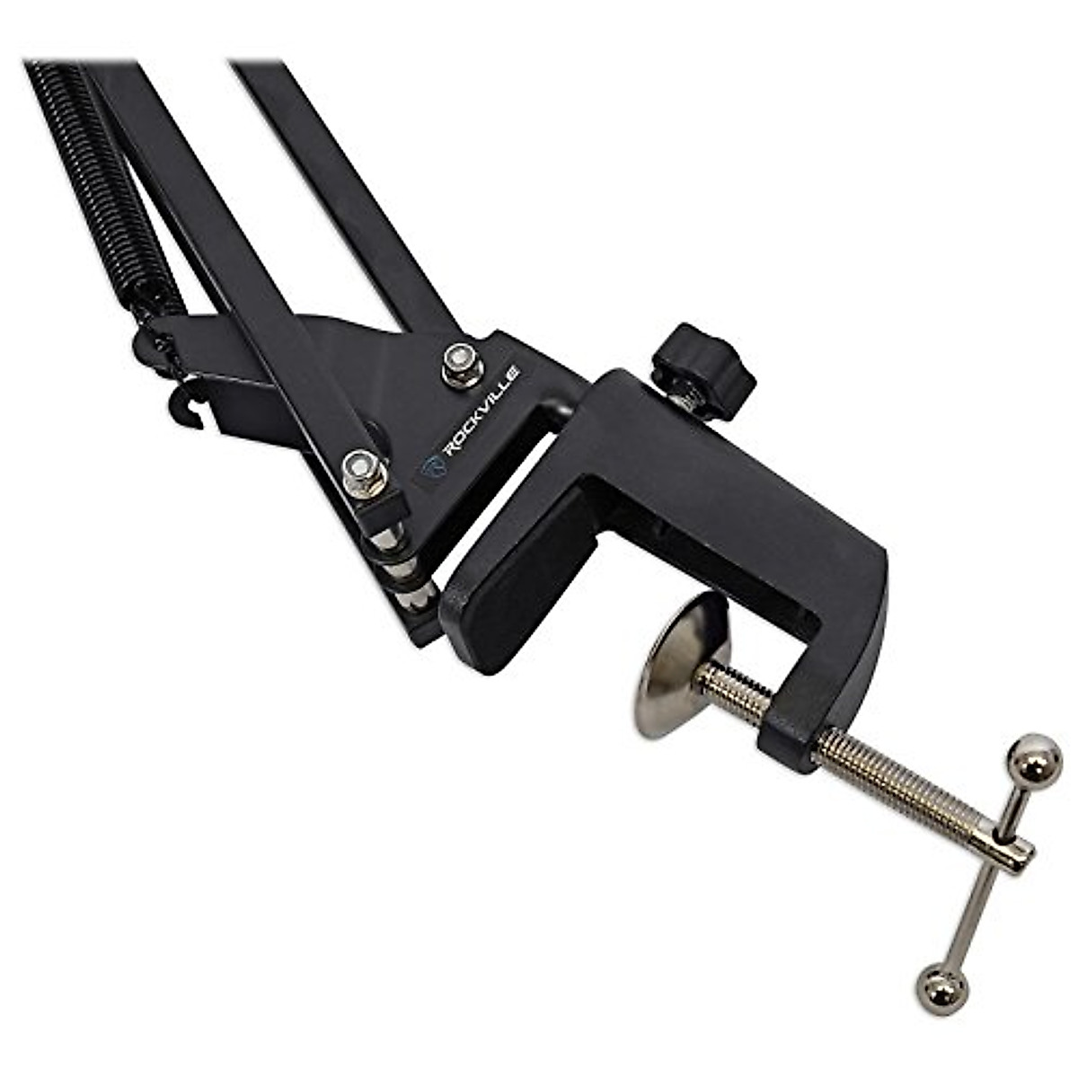 Rockville DMS40 40" Microphone Boom Arm Studio Podcast USB Mic Stand+Desk Clamp