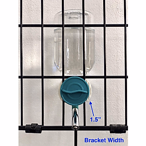 Choco Nose Patented Mini No-Drip Water Bottle/Feeder for Hamsters/Hedgehogs/Gliders/Rats/Mice/Other Small Pets and Animals - for Cages, Crates or Wall Mount. 10.2oz. Nozzle 10mm, Green (C125)