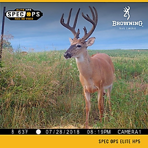 Browning Trail Cameras Spec Ops Elite HP5 - BTC-8E-HP5 - Game Camera, Wildlife Motion-Activated Camera