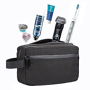 Etercycle Toiletry Bag for Men, Portable Travel Toiletry Organizer Bag,Shaving Bag for Toiletries Accessories (Black)