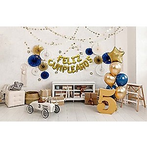 Letter Balloons Feliz Cumpleanos Gold Balloon Happy Birthday Balloons Birthday Banner Decoration Party Decoration Supplies