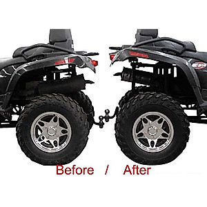 WSays UTV 2''-3'' Lift Kit Front Rear Suspension Full Lift Kit Asjustable Compatible with Polaris RZR S 800/4 800