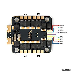 Tekko32 F4 Metal 50A Blheli_32 3-6S 30.5X30.5mm 4 in 1 Brushless ESC for RC FPV Racing Drone