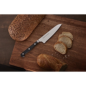 HENCKELS CLASSIC Christopher Kimball Edition 5.5-inch Serrated Prep Knife, German Engineered Informed by 100+ Years of Mastery, Stainless Steel