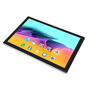 Luqeeg Tablet Computer, 3200x1440 8800mAh 10.1 Inch HD Tablet Octa Core Tab M10 Research 11 (White)