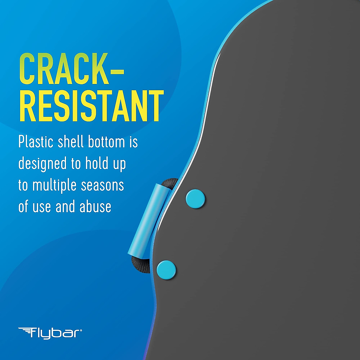 Flybar Kids 36" Husky Dog Foam Toboggan Snow Sled with Slick Bottom & PE Core Build for Boys and Girls Ages 6+, Holds Up to 110 Lbs