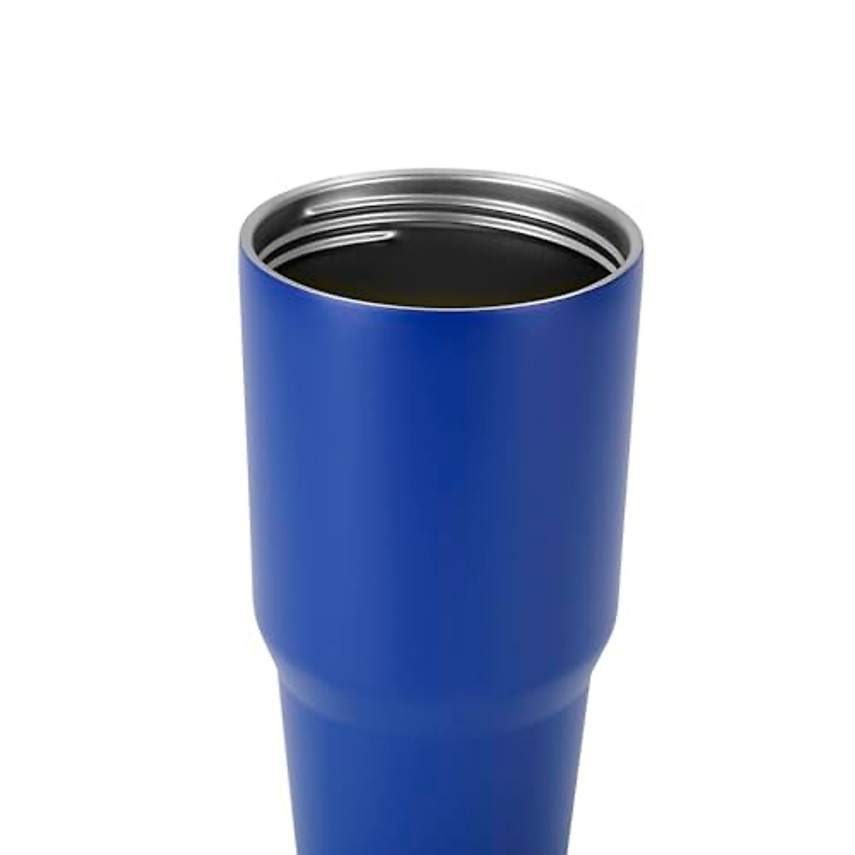 makerflo 30 oz Blue Powder Coated Tumbler Pack of 1 with Upgrad Handle Option, Includes a Sliding Splash & Leak Proof Lid, Ideal for Craft, Personalization (Laser Engraving, UV DTF, Epoxy, Vinyl)