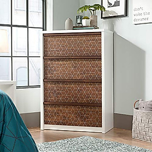 Sauder Harvey Park Dresser, L: 31.102" x W: 17.48 H:46.811", Soft White Finish