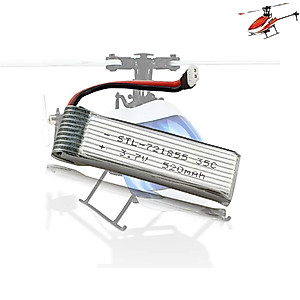 Muicook Remote Control Car Accessory 3.7V 520mAH 35C Battery Part for V977 V966 V930 XK-K110 RC Modle Christmas Toy Car Accessory for Children