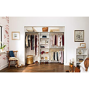 ClosetMaid SuiteSymphony Closet Organizer with Shelves, 25-Inch-Pure White
