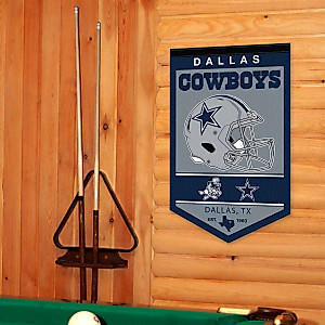 WinCraft Dallas Cowboys Heritage History Banner Pennant