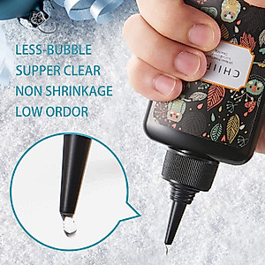 SANAAA UV Resin Clear Hard Type 100g Transparent UV Solar Curing Resin for DIY Earring Pendant Jewelry Making