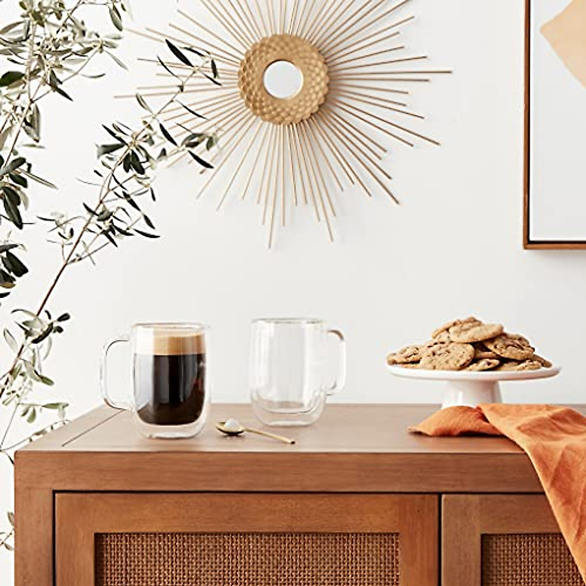 ZWILLING J.A. Henckels Glass Latte Mug Set, 2 Count (Pack of 1)