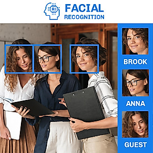 GW Security 8 Channel NVR UltraHD 4K Face/Human/Vehicle Detection PoE Security Camera System with 8 x 4K 8MP IP Microphone Smart AI Dome Camera, 100ft Night Vision, Outdoor/Indoor Surveillance Camera