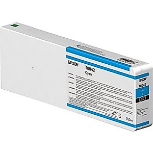 Epson UltraChrome HD Cyan 700mL Ink Cartridge for SureColor SC P6000/8000/7000/9000 Series Printers
