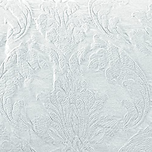 SureFit Matelassé Damask One Piece Loveseat Slipcover, Furniture Cover, Damask Pattern, Relaxed Fit, Machine Washable