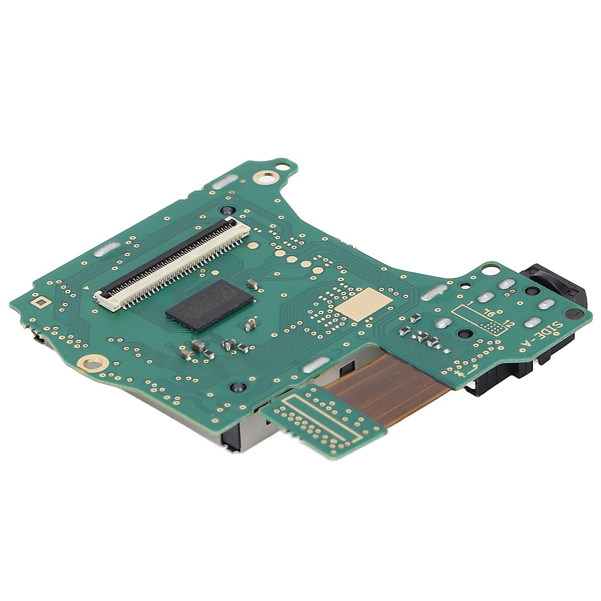 KOSDFOGE PCB Game Card Read Slot for Switch Game Cartridge Tray with Earphone Hole Port Compatible with Switch Repair Part