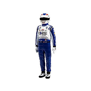 NTT IndyCar Series #15 Graham Rahal Driver Figure United Rentals - Rahal Letterman Lanigan Racing for 1/18 Scale Models by Greenlight 11302