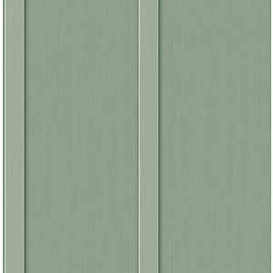 NextWall Faux Board and Batten Peel and Stick Wallpaper (Sage Green)