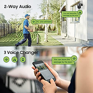 Manshur® 4G LTE Cellular Security Camera Wireless Outdoor Solar Powered, No WiFi Security Camera(Verizon AT&T T-Mobile), 2K/3MP Color Night Vision, Motion Sensor, 2 Way Talk, 64G SD&SIM Card Included