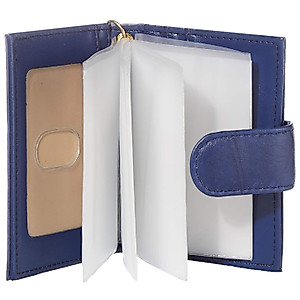 Buxton Heiress Pik-Me-Up Tab Card Case, Black