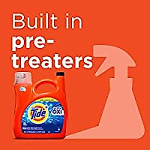 Tide Ultra Oxi Liquid Laundry Detergent 94 loads 146 fl oz HE Compatible