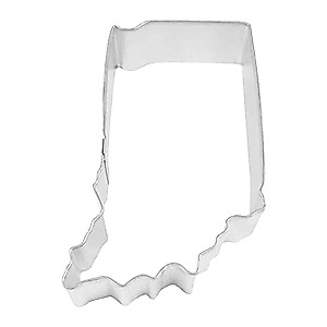 Indiana State 3.5 Inch Cookie Cutter from The Cookie Cutter Shop – Tin Plated Steel Cookie Cutter