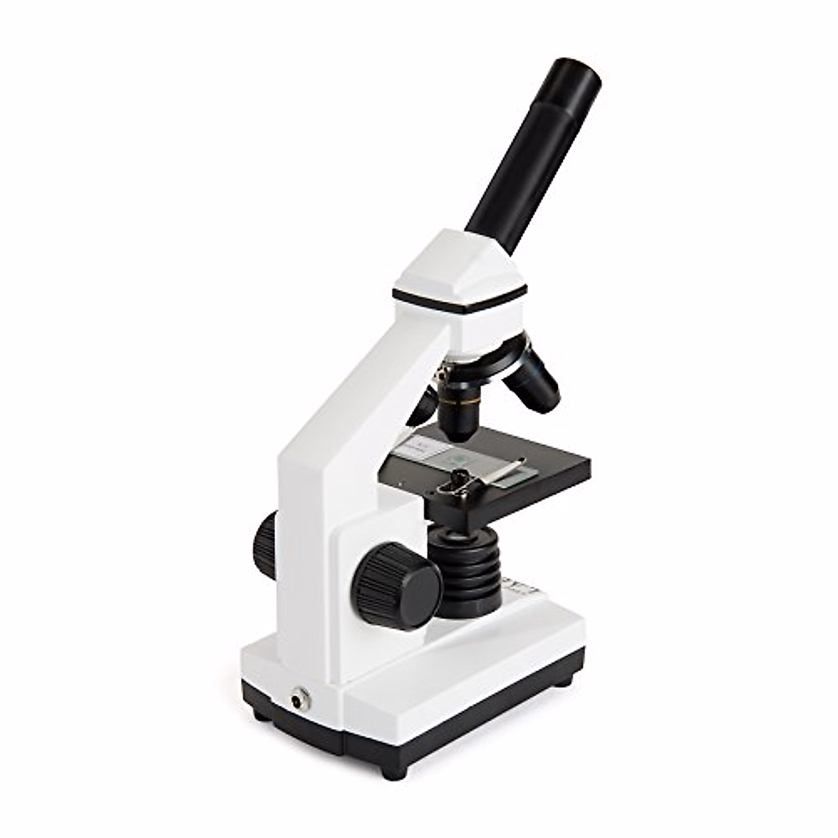 Celestron – Celestron Labs – Monocular Head Compound Microscope – 40-800x Magnification – Adjustable Mechanical Stage – Includes 2 Eyepieces and 10 Prepared Slides