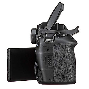 Canon EOS 90D DSLR Camera w/EF-S 18-55mm F/4-5.6 STM Zoom Lens + 64GB Memory Card, Case, Hood, Tripod, Grip-Pod, Filter, Professional Photo Bundle(24pc) (Renewed)