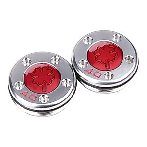 NA 2pcs Red Clover Golf Custom Weights for Titleist Scotty Cameron Newport Studio California Putters (2x40g)