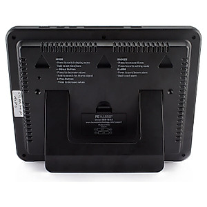 La Crosse Technology Atomic Wall/Table Clock, Metal, 7.5-inch H x 9.75-inch W x 1-inch D (C86279)