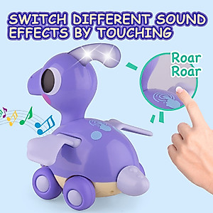 Kidpal Baby Toys 18 to 24 Months, Toys for 2 Year Old Boys Girls with Light and Music, Touch & Go Crawling Toys for babies18-24months, Baby Toys 18 Months, Gifts Toys for Age 2 Toddler