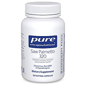 Pure Encapsulations Saw Palmetto 320 | Fatty Acids and Other Essential Nutrients to Support Testosterone Metabolism, and Urinary Function* | 120 Softgel Capsules
