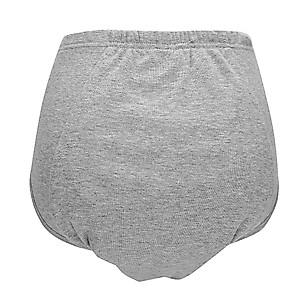 Adult Cloth Diaper, Soft Cloth Diapers for Adults Elderly Cloth Diaper Nappy Care Incontinence Care Panties Reusable Cloth Diaper Cover Washable Underwear for Elderly Patients Pregnant Women Pants (L)